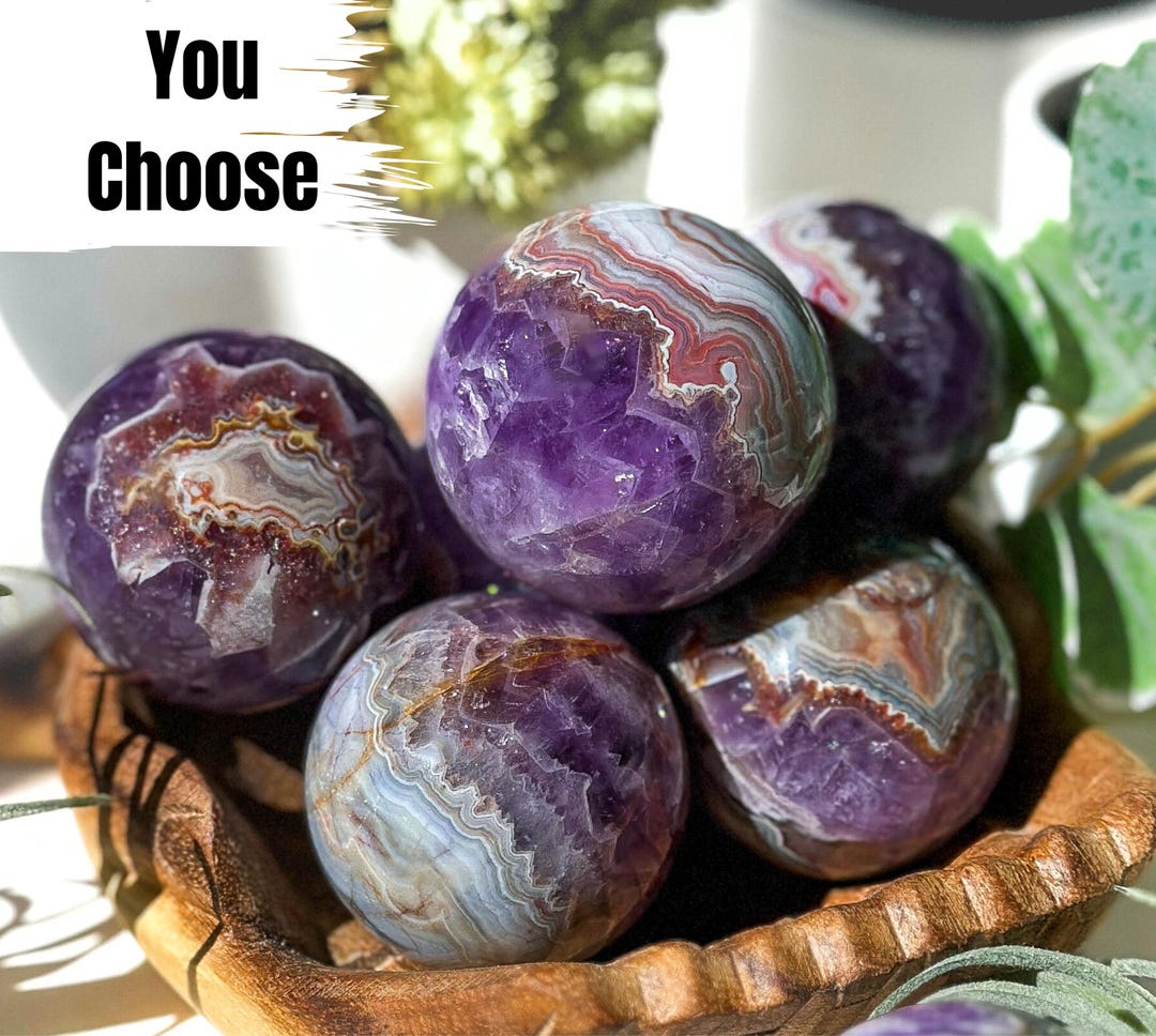 Amethyst & Crazy Lace Agate: Peaceful Energy Meets Joyful Vibes (50 ...