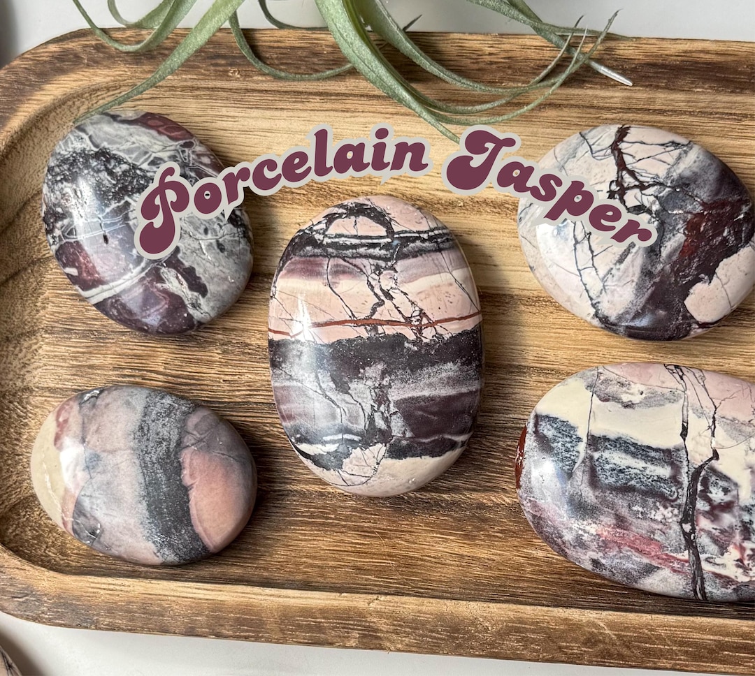 Porcelain Jasper Palm Stone: Exotica Sci-fi Jasper From Mexico - Etsy