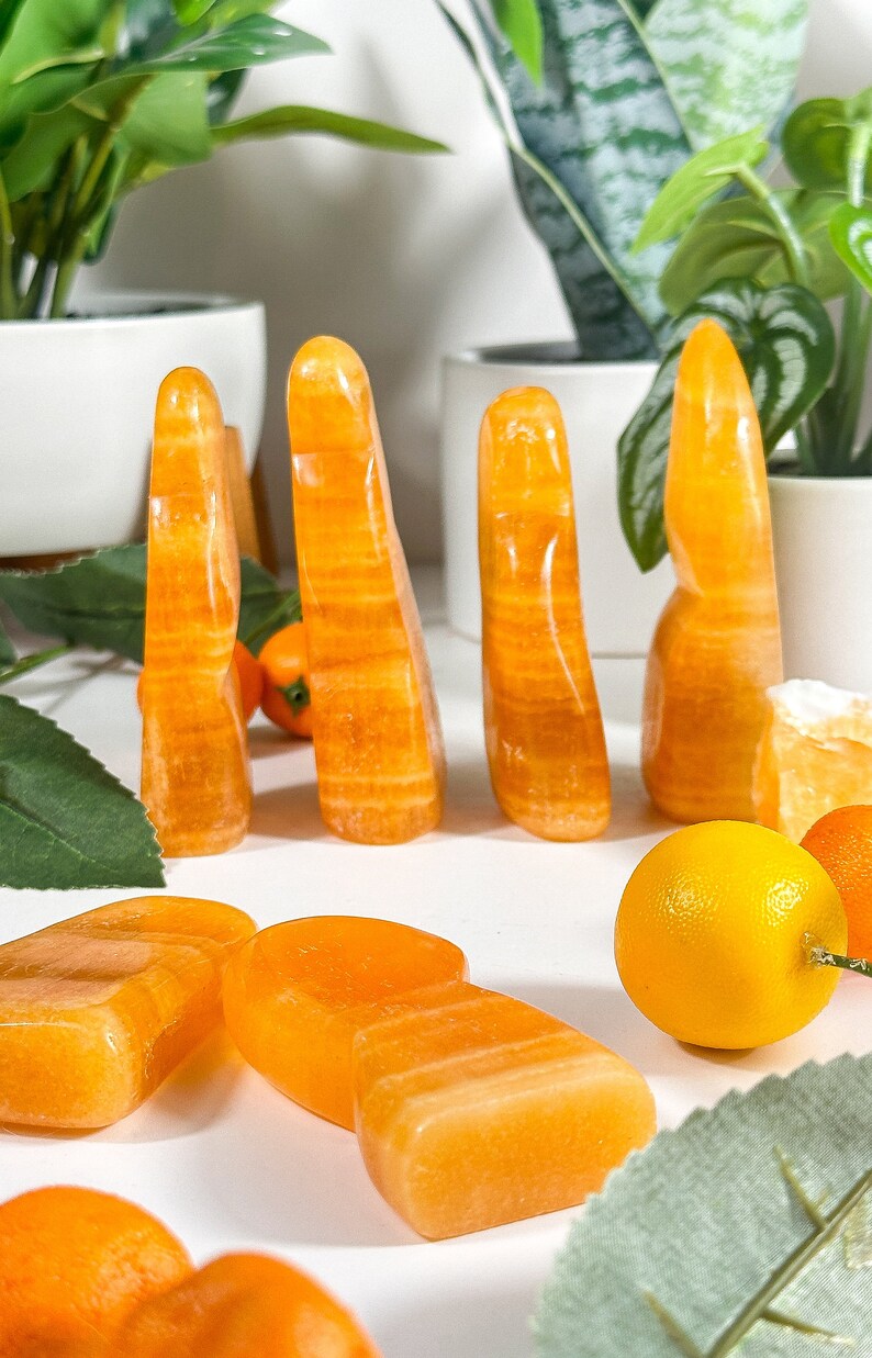 AAA Orange Calcite Freeform: Energizing Crystal (5-10cm) - Etsy