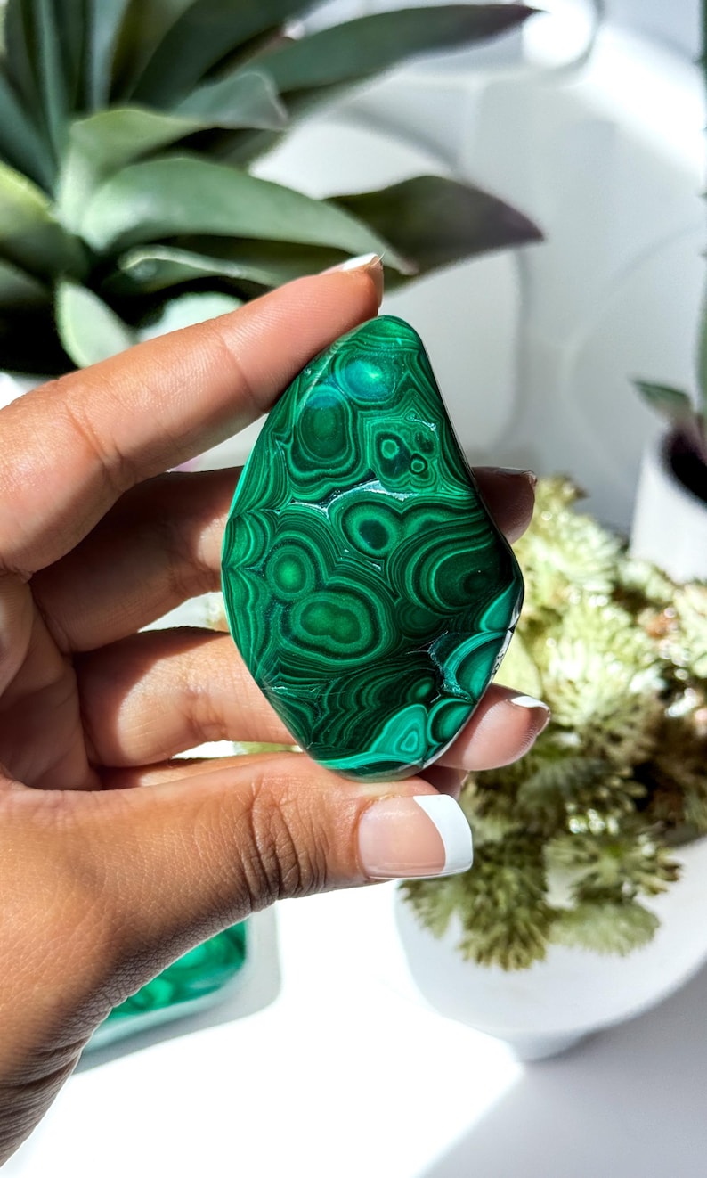 Polished Malachite Freeform - Etsy