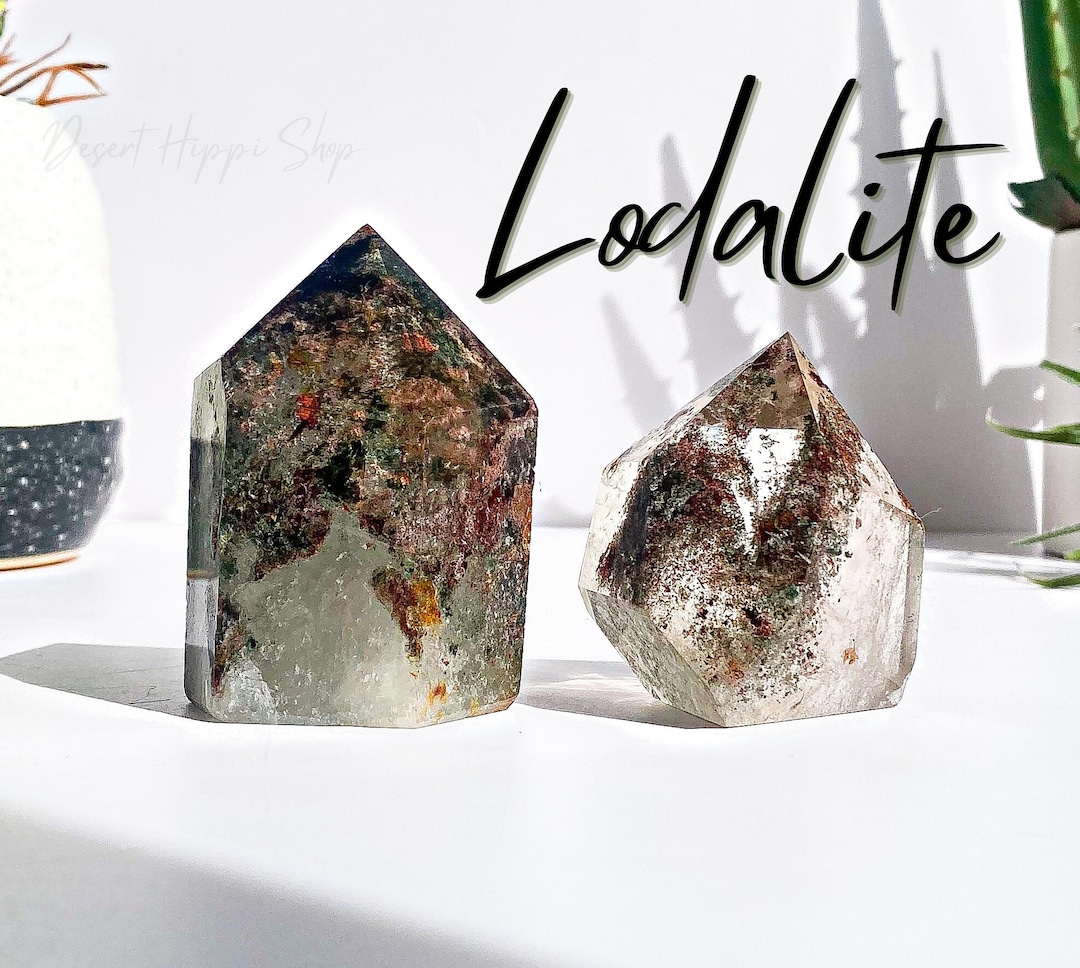 XL Lodolite Tower Point, You Choose,phantom Quartz Tower Points ...