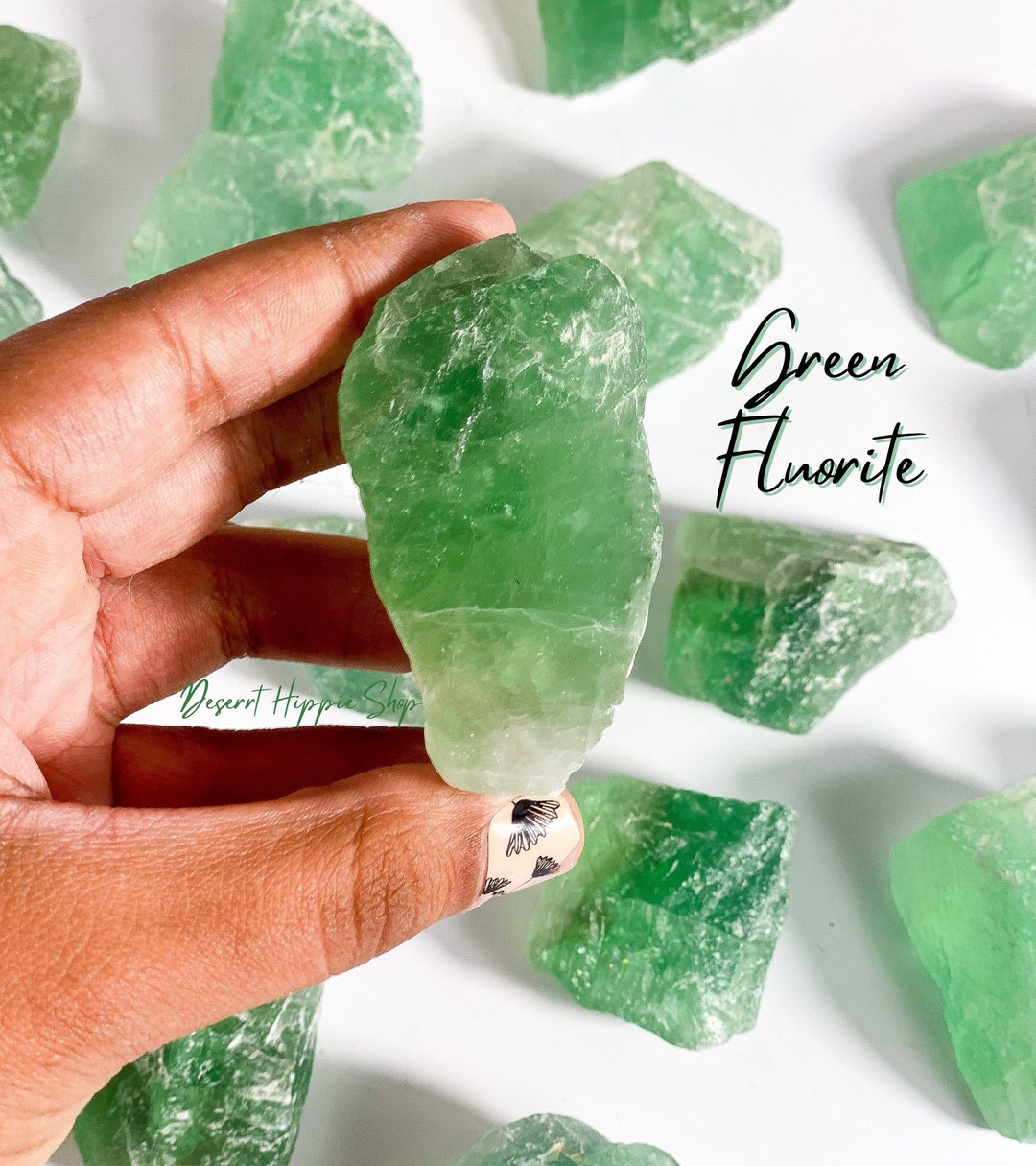 Raw Green Fluorite Stone of Focus & Clarity Rough Green - Etsy