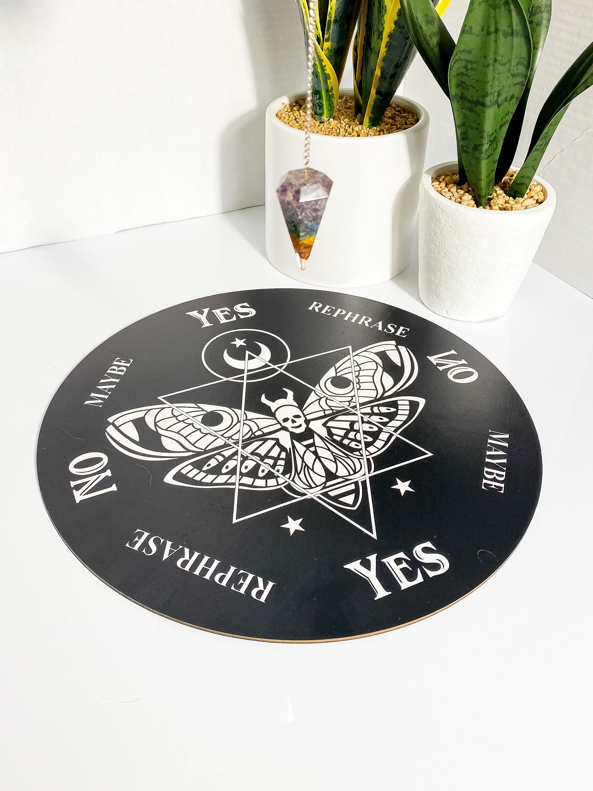 Pendulum Board Wooden Pendulum Board Dowsing Pendulum Board - Etsy Canada