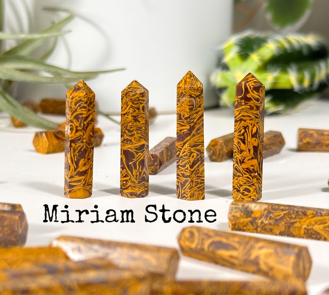 Mini Miriam Stone Point, Higher Self + Grounding, Mini Calligraphy ...