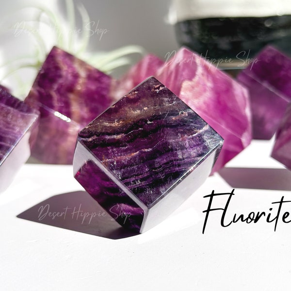 Fluorite Cubes - Etsy