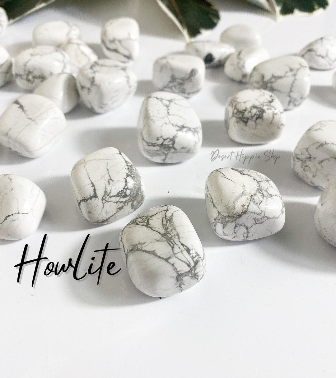 Tumbled Howlite, Balance Tranquility, Howlite Tumbles, Howlite, Howlite ...