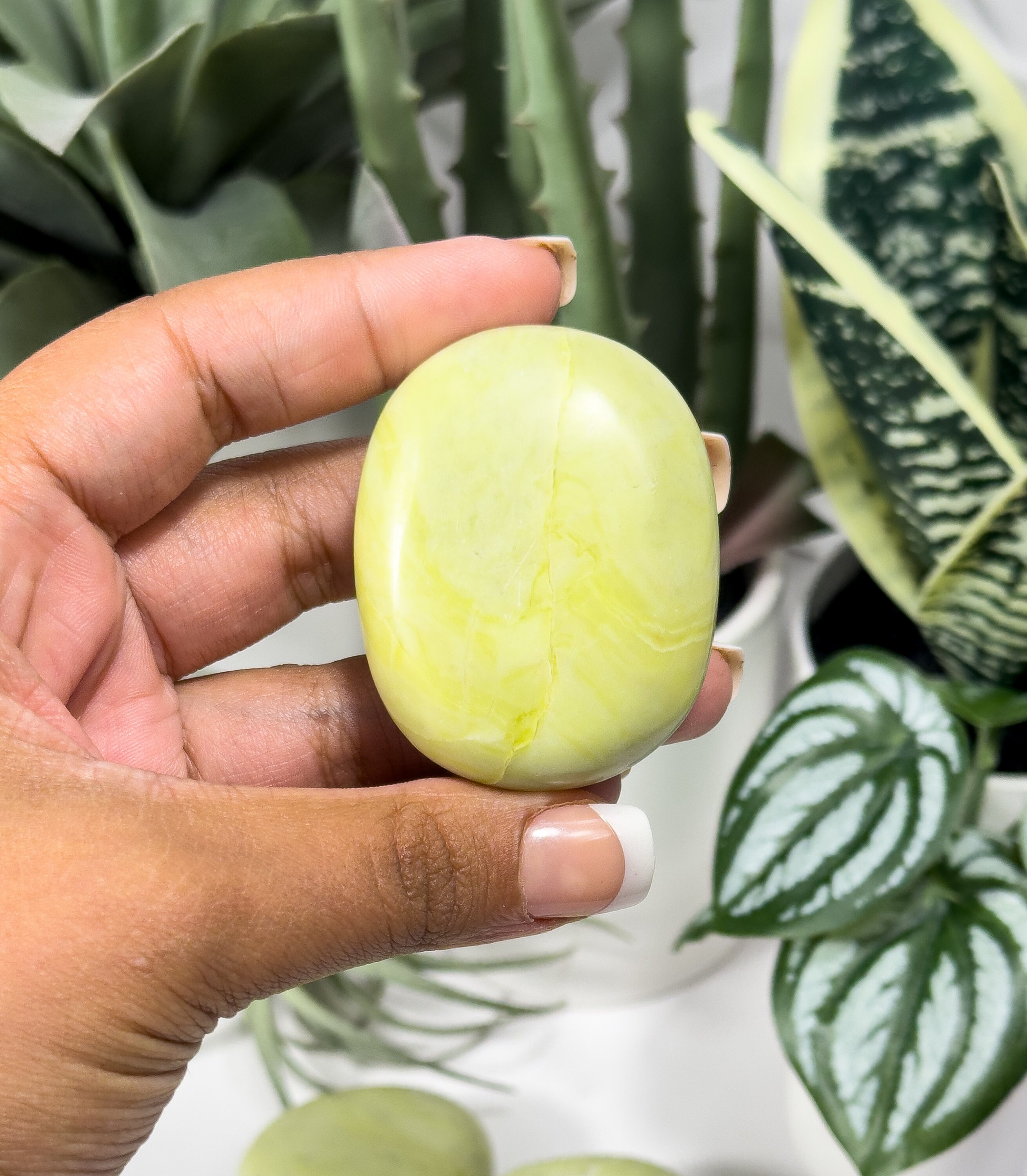 Serpentine Palm Stone: Kundalini Energy, Polished Crystal - Etsy