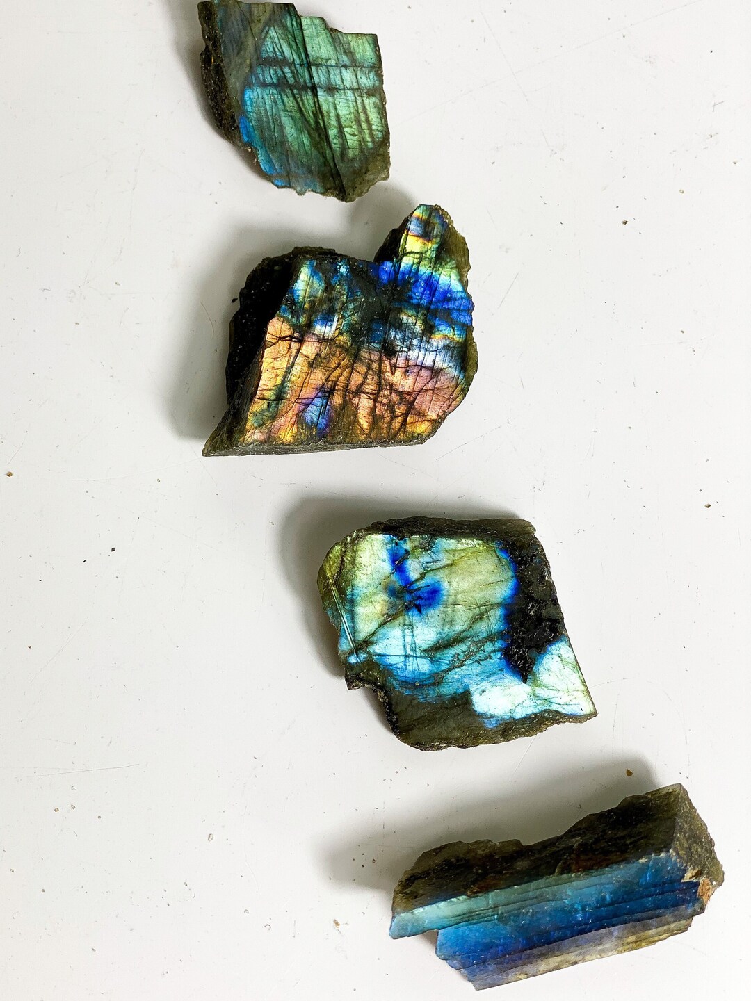 Rainbow Flash Labradorite Slab: Stone of Transformation (2.50-3.25 ...