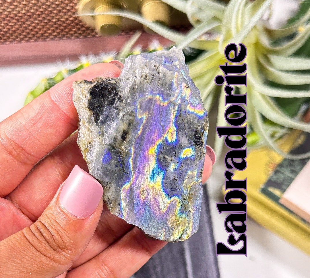 Raw Rainbow Labradorite, Stone of Transformation, Raw Labradorite ...