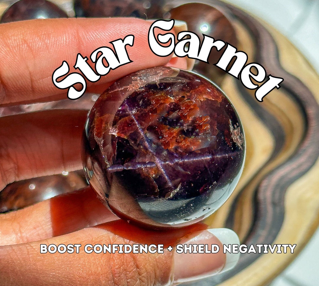 High-grade Star Garnet Sphere, Gemmy Garnet Spheres, Garnet Spheres, Star Garnet, Garnet Spheres ...