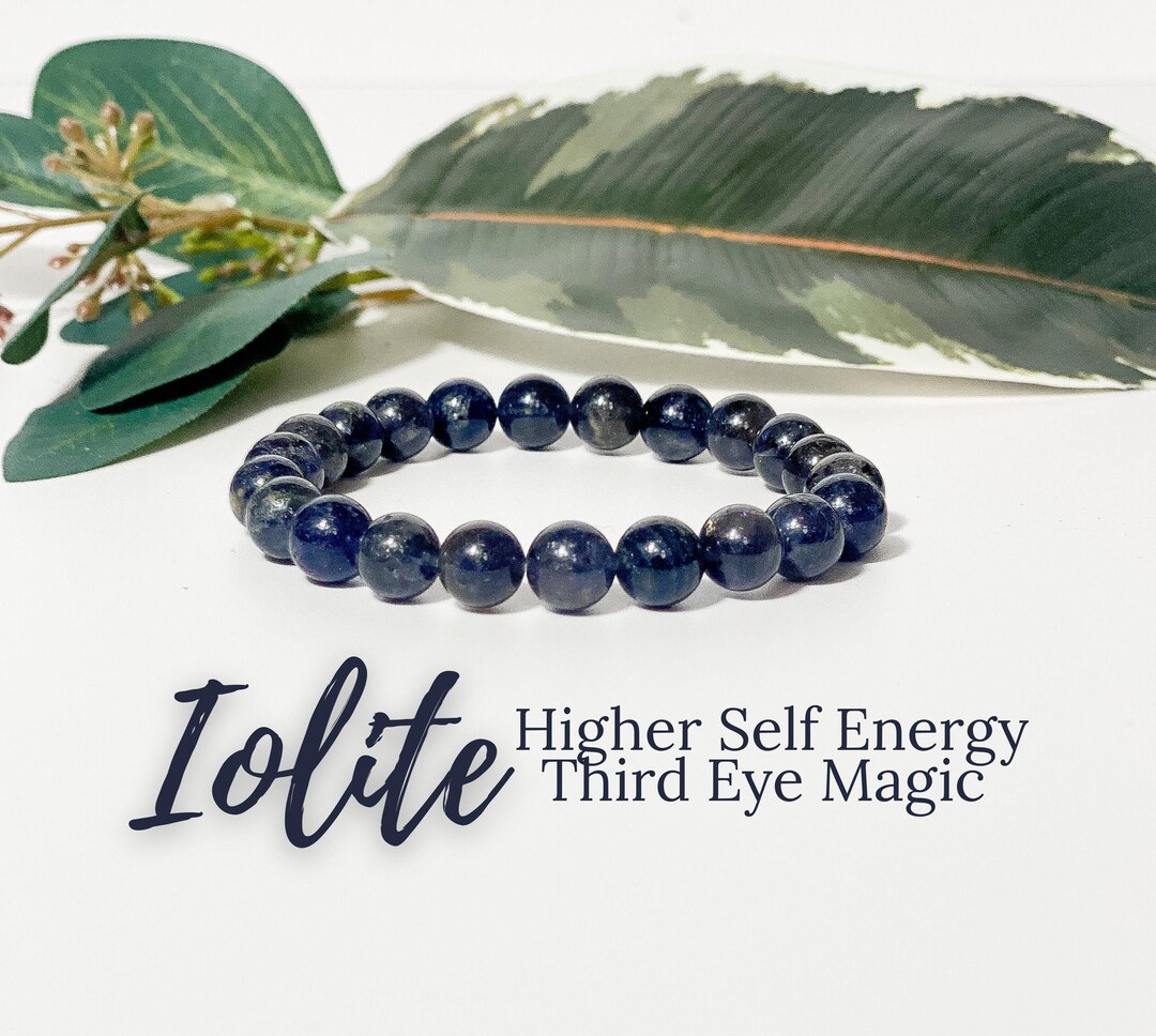 Iolite Bracelet – Higher Self, Intuition & Inner Vision, Cordierite ...
