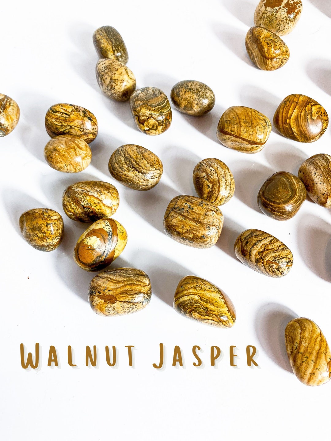 Large Tumbled Picture Jasper, Grounding & Protection, Pocket Crystal ...