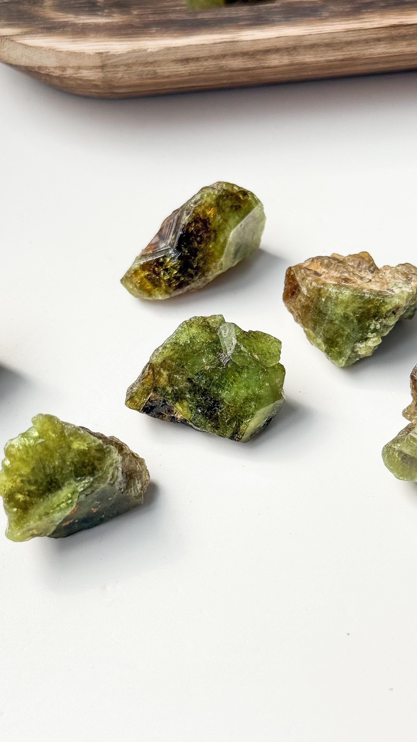 Rare Green Garnet From Mali, Grossular-andradite, Crystal for Growth ...