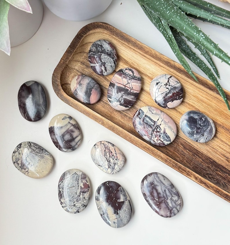 Porcelain Jasper Palm Stone: Exotica Sci-fi Jasper From Mexico - Etsy
