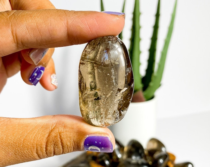 Smoky Quartz Tumbled Stone - Healing Smoky Quartz - Polished Brown ...