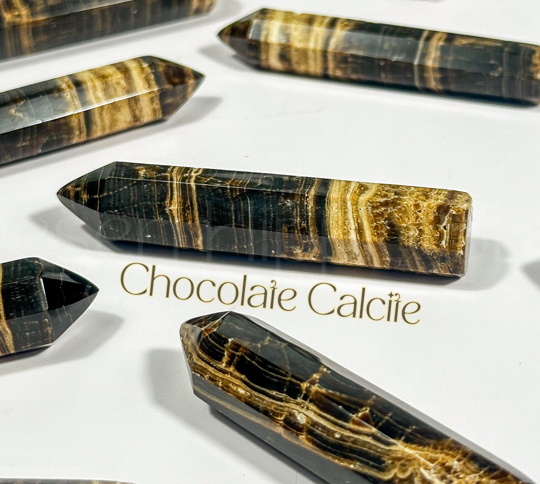 Chocolate Calcite Towers, Cocoa Calcite Points, Chocolate Calcite ...