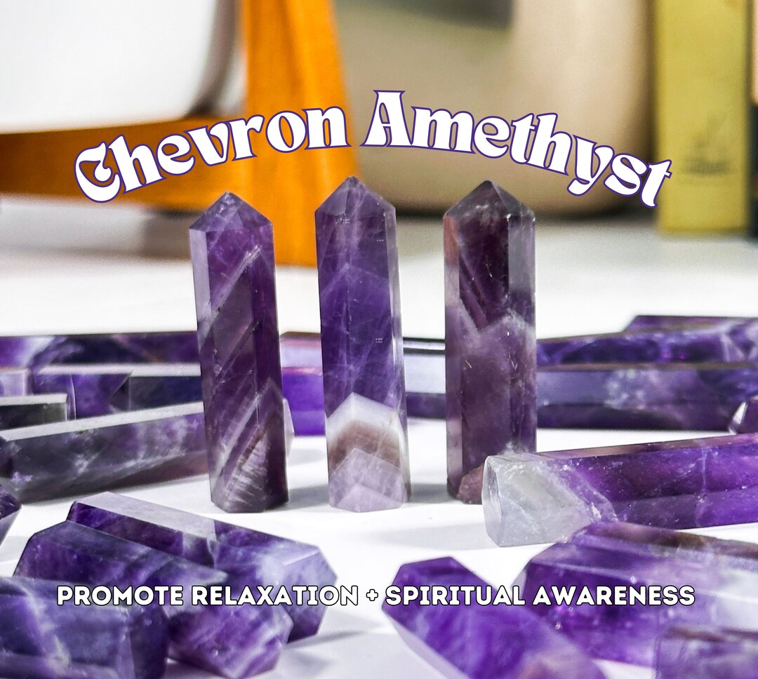 Chevron Amethyst Points, Wisdom + Protection, Dream Amethyst Towers ...