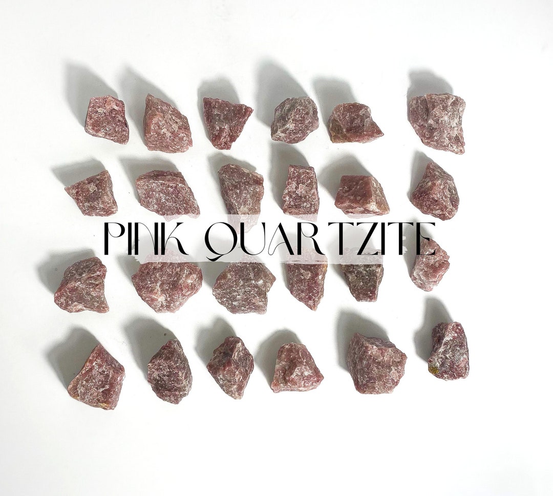 Raw Pink Quartzite Crystal: Rough Stone - Etsy