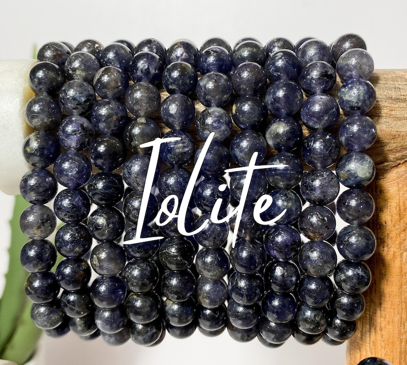 Iolite Bracelet – Higher Self, Intuition & Inner Vision, Cordierite ...