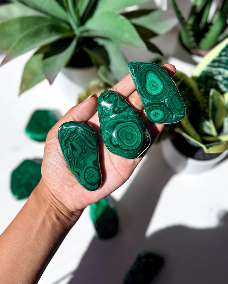 Polished Malachite Freeform - Etsy