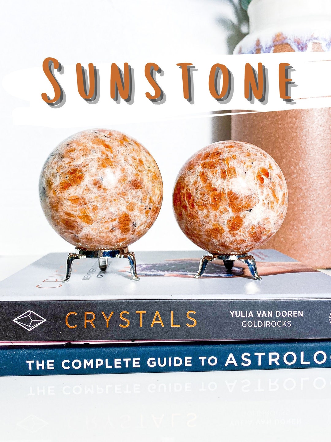 Flashy Sunstone Sphere: Stone of Good Luck (50-60mm) - Etsy