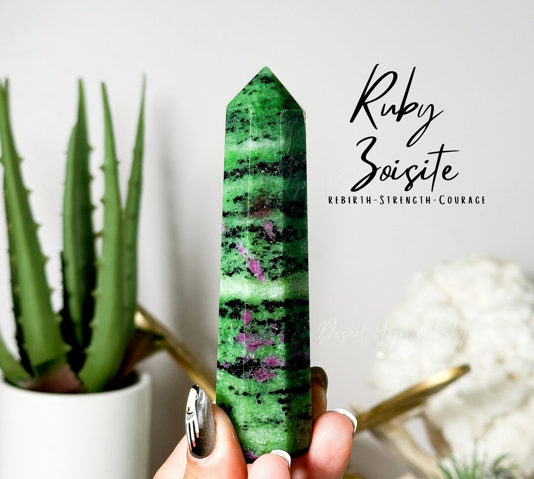 XL Ruby Zoisite Tower Points , 4.00-5.00" Ruby Zoisite Towers, Anyolite Point, Ruby Zoisite ...