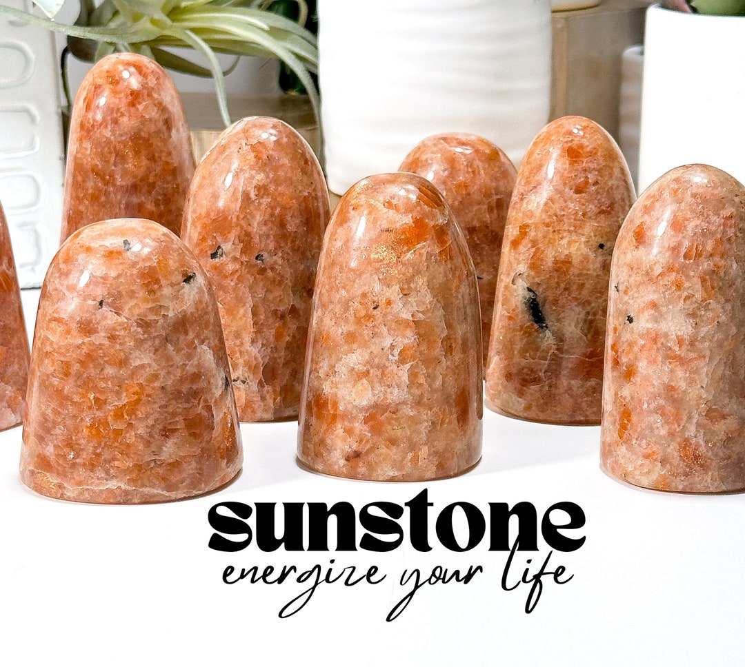 Polished Sunstone Freeform: Sacral & Solar Plexus Chakras - Etsy