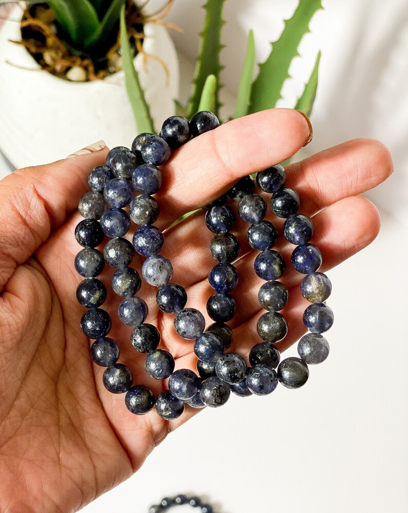 Iolite Bracelet – Higher Self, Intuition & Inner Vision, Cordierite ...