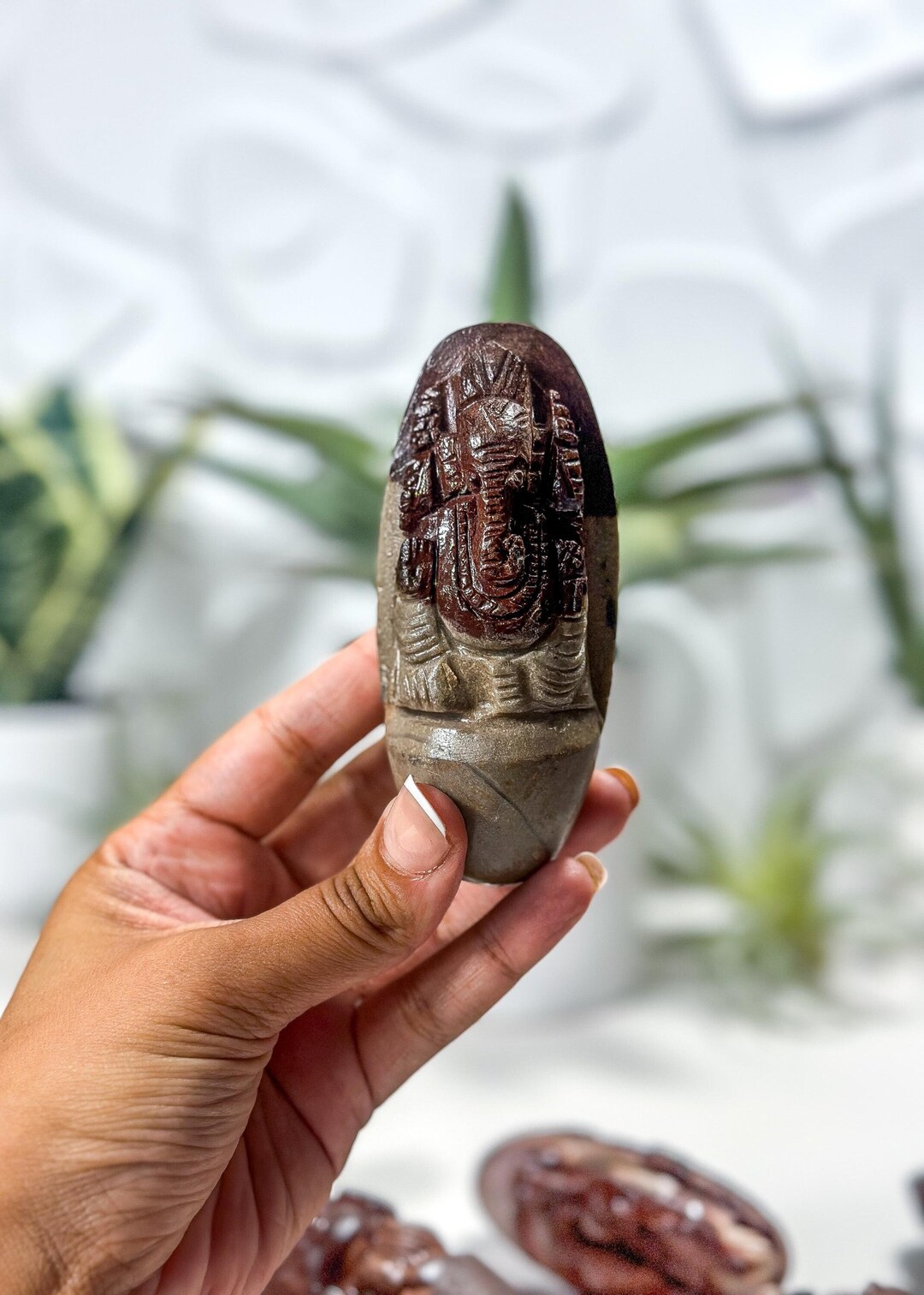 Hand Craft Ganesha Shiva Lingam From India, the Cosmic Egg, Ganesha ...