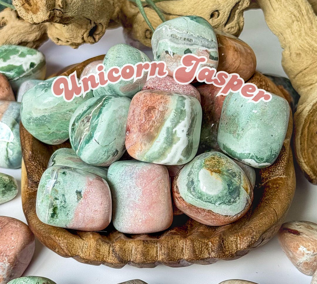 Watercolor Pastel Unicorn Jasper Tumbles, Newly Discovered Unicorn ...
