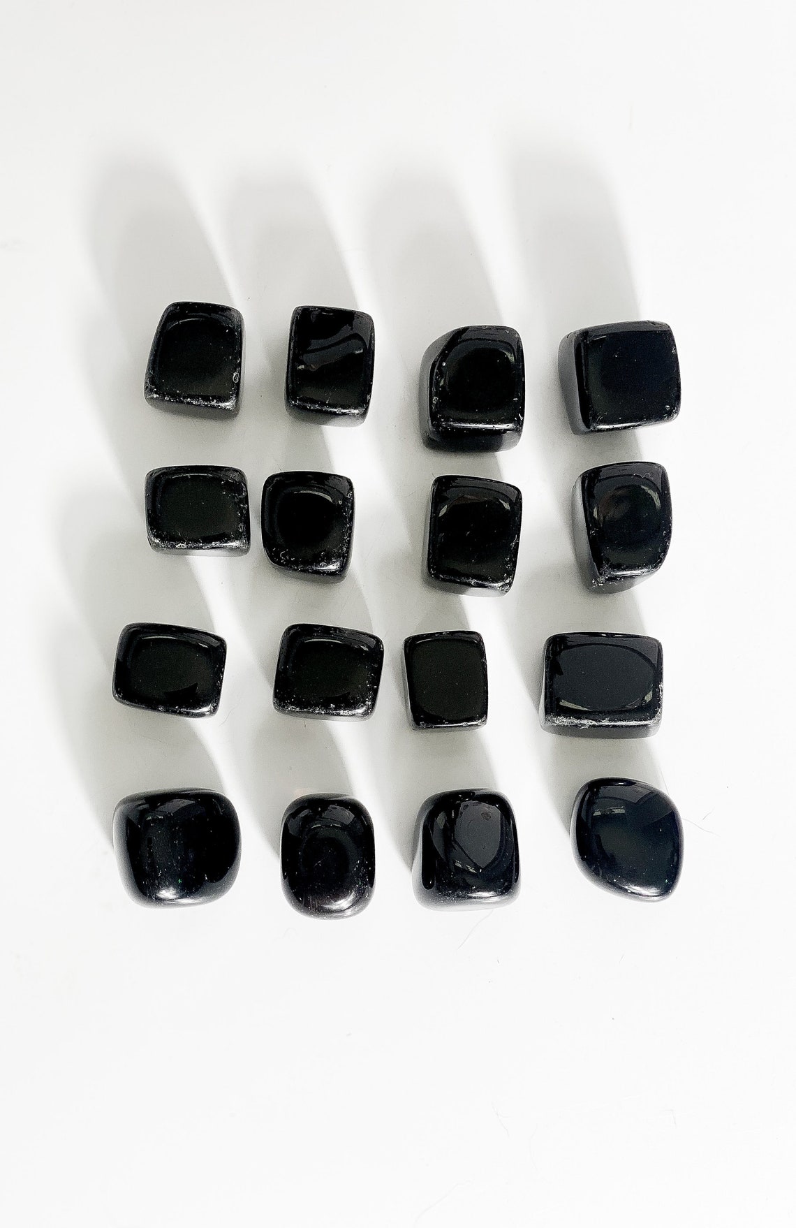 Tumbled Obsidian Stone of Protection & Truth Black Obsidian - Etsy