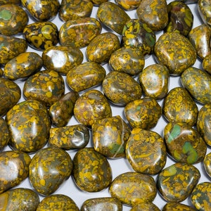 Ajooba Jasper Tumbles: the Artist Stone, Fruit Jasper (20-35mm) - Etsy