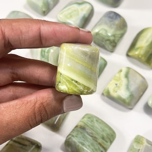 Tumbled Infinite Stone: South African Serpentine Crystal - Etsy