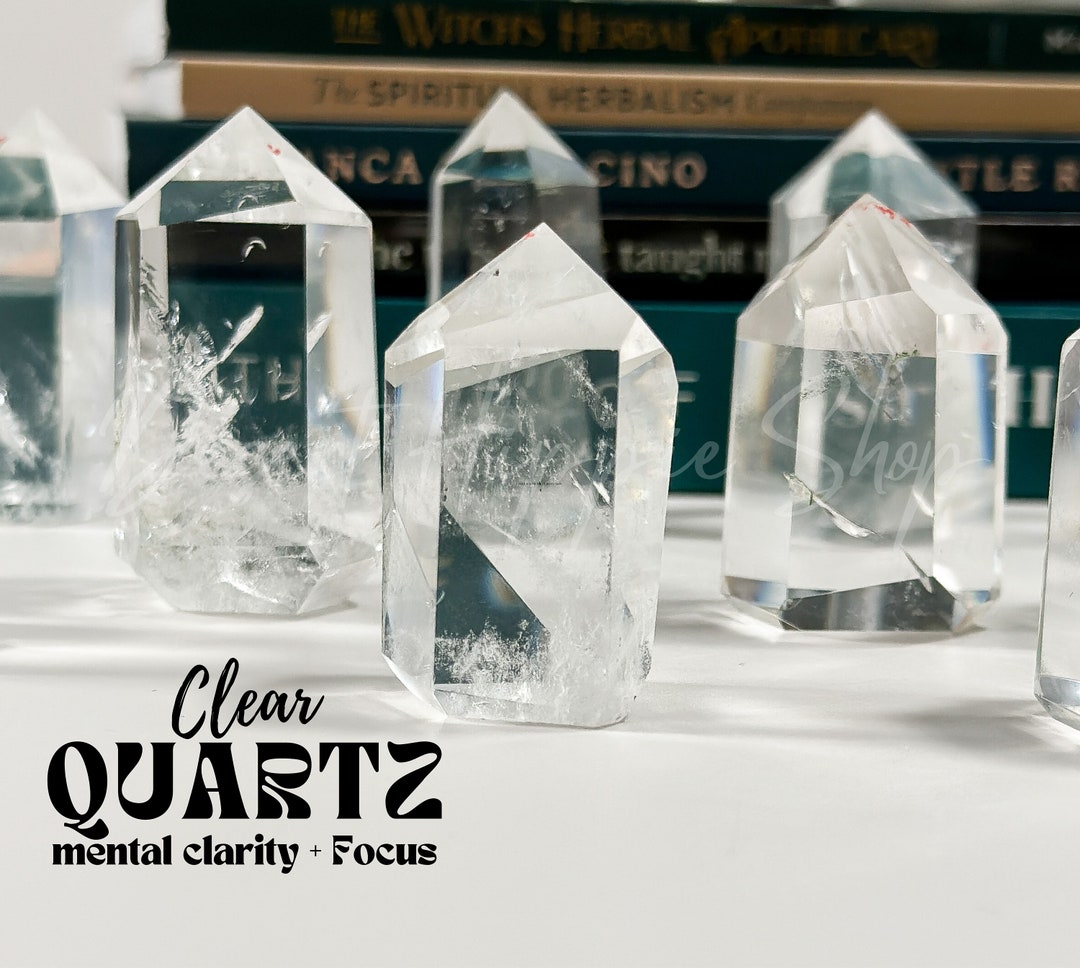 AAA Clear Quartz Points, Mental Clarity Focus, Clear Quartz Towers ...