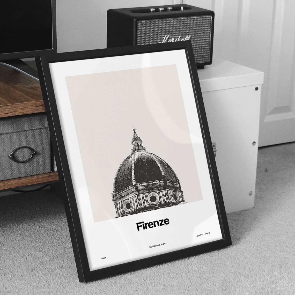 Florence Cathedral Print, Firenze Poster, Firenze Cattedrale Di Santa ...