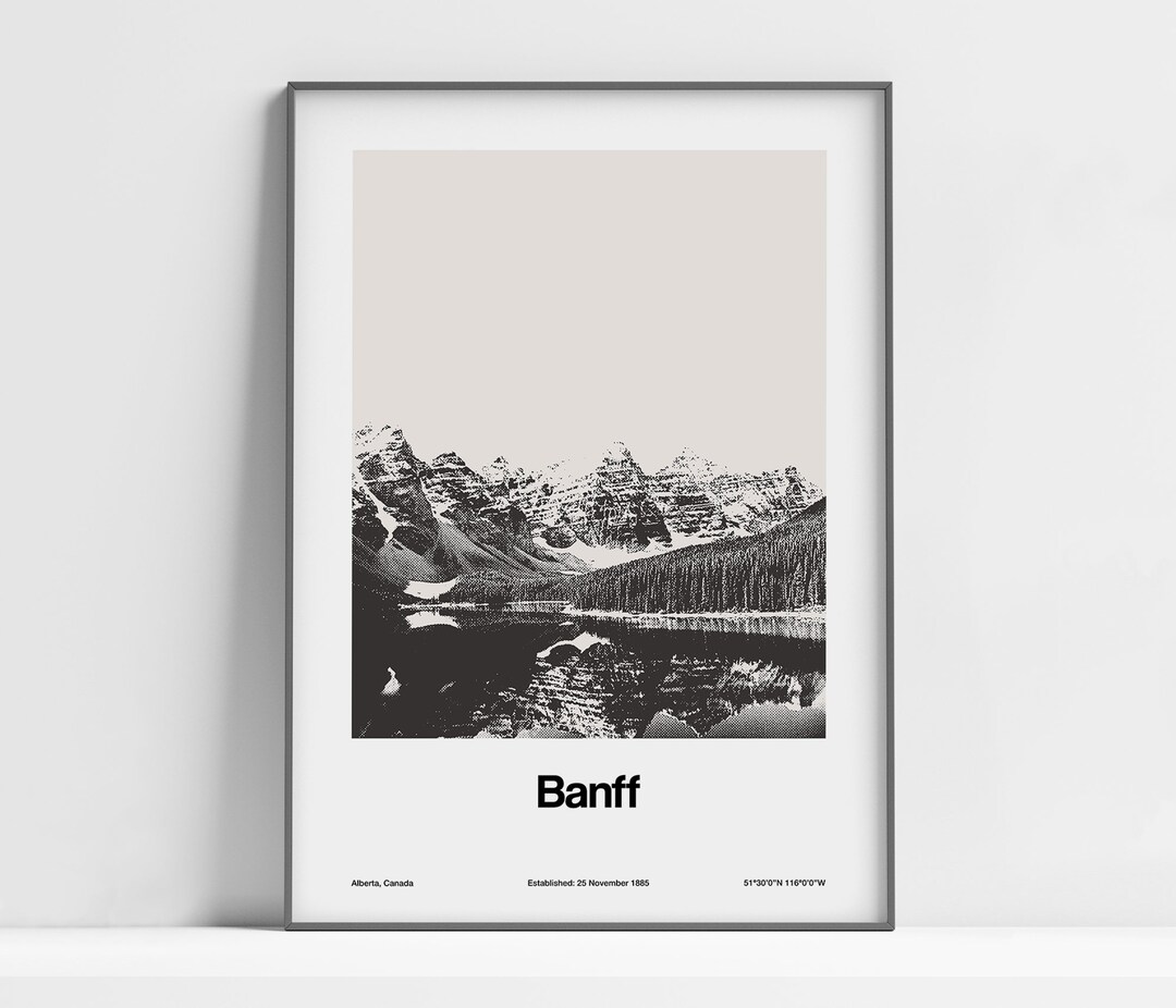 Banff National Park Poster, Banff Print, Banff National Park Alberta ...