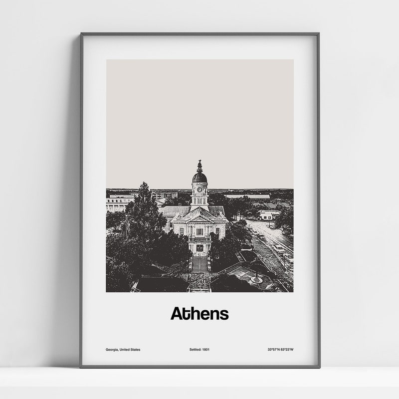 Athens Ga Print - Etsy