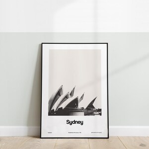 Sydney Opera Poster, Sydney Australia Travel Print, Sydney Opera House ...