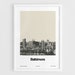 Baltimore Print, Baltimore Maryland Poster, Baltimore Inner Harbor ...