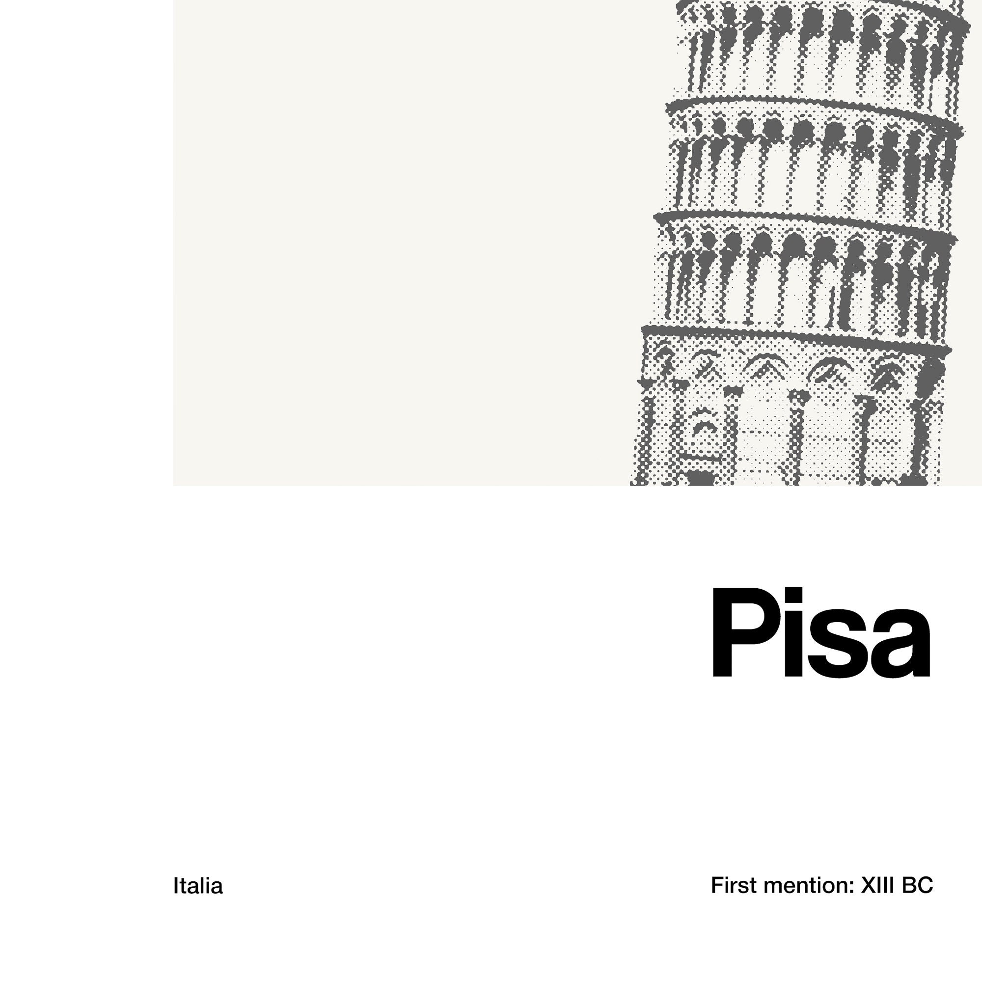 Pisa Poster, Pisa Tuscany Print, Tower of Pisa Italia, Visit Pisa Italy ...