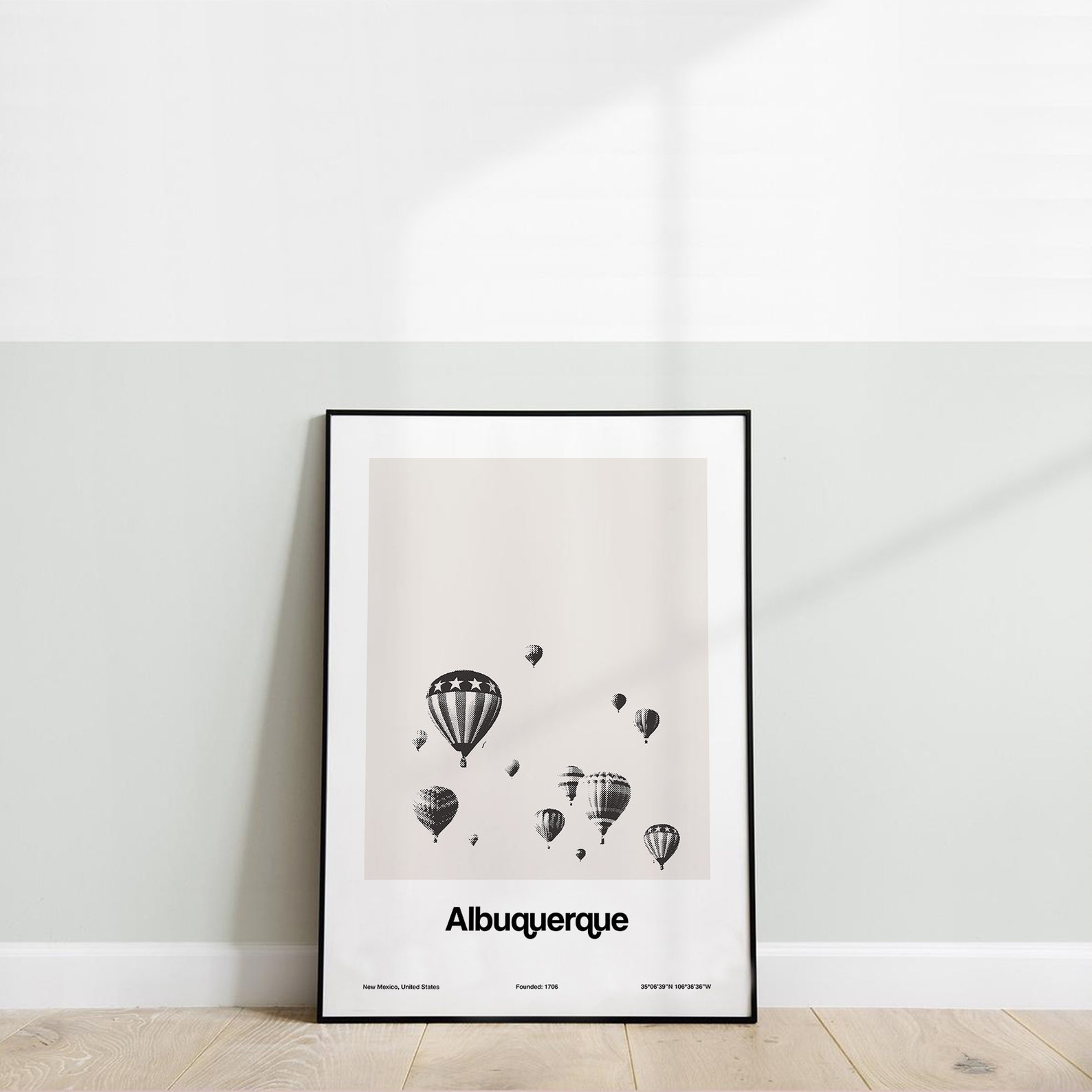 Albuquerque Balloon Fiesta Print, Albuquerque New Mexico Poster ABQ ...