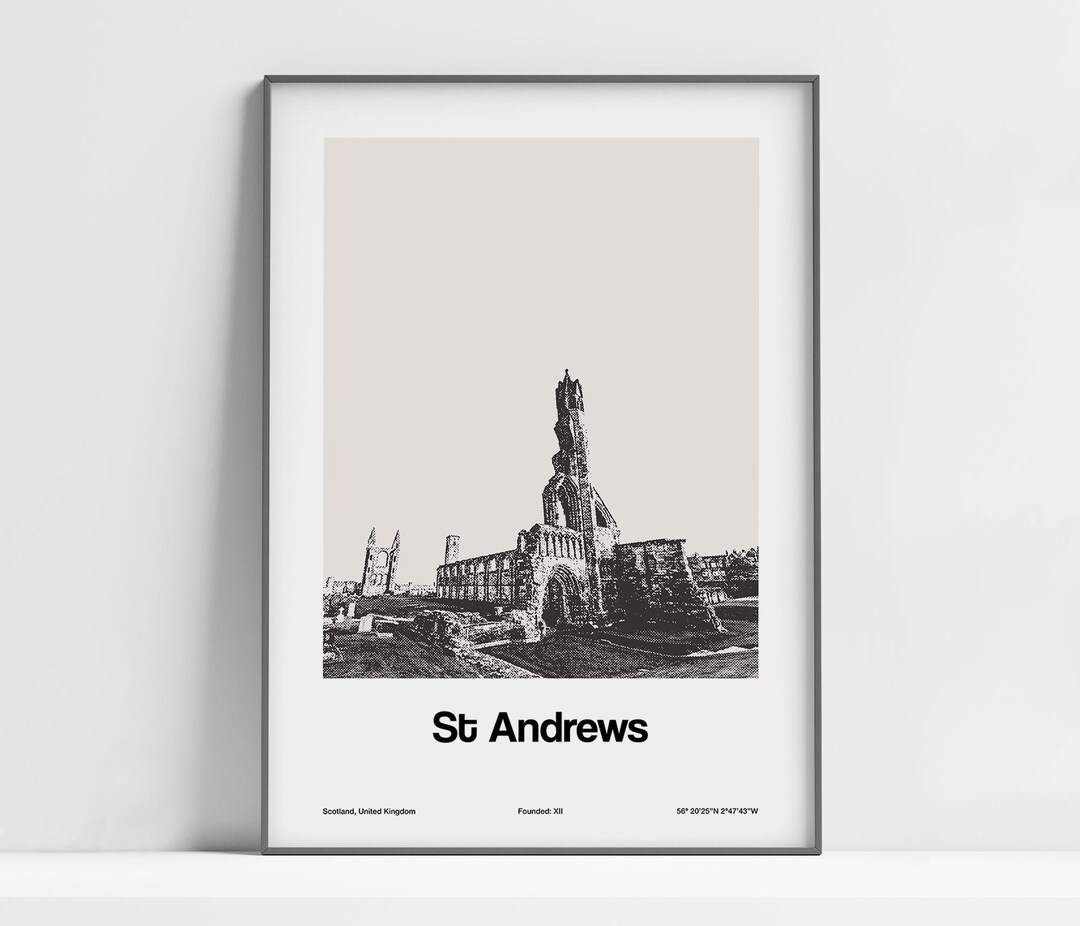 St Andrews Print, St Andrews Poster, St Andrews Travel Scotland, St ...