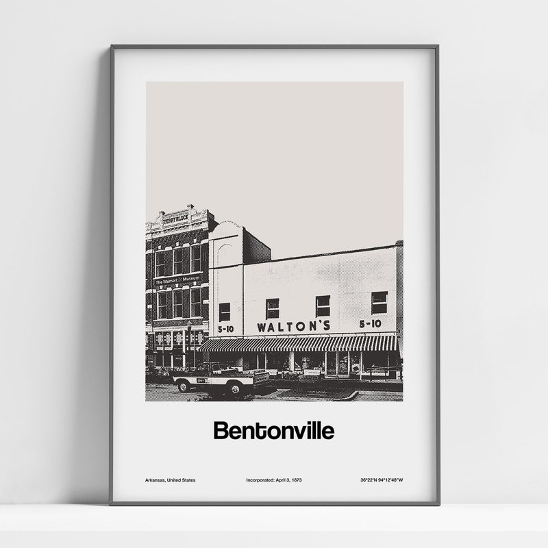 City of Bentonville Art - Etsy