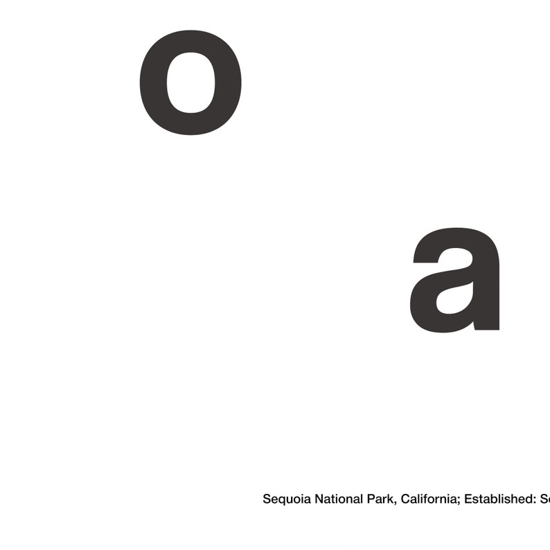 Sequoia National Park Poster, Sequoia Print, Visalia CA, Sequoia Sierra ...