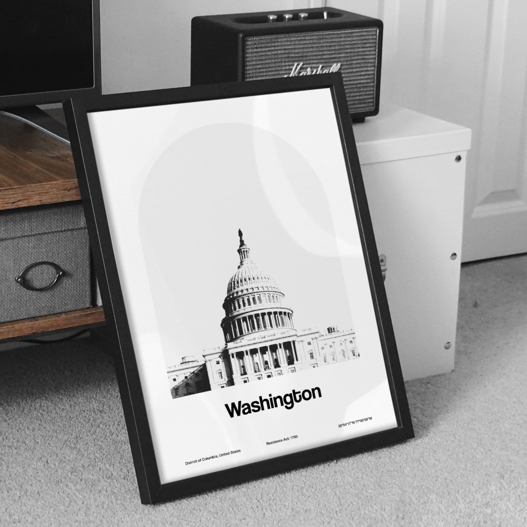 United States Capitol Print Washington DC Capitol Poster | Etsy