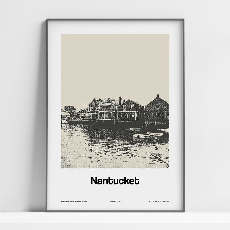Nantucket Poster - Etsy
