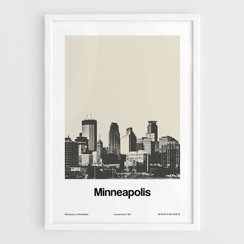 Minnesota Print - Etsy