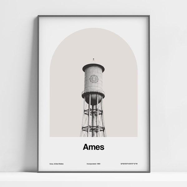 Iowa Poster - Etsy