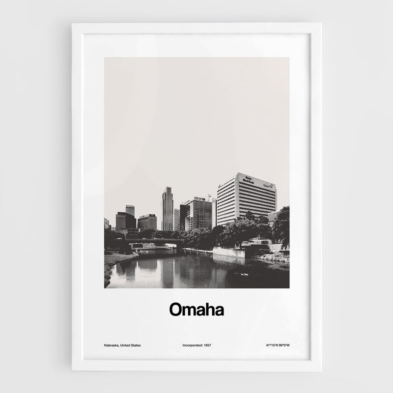 Omaha Skyline - Etsy