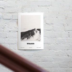 Whitefish MT Poster, Whitefish Montana Print, Downtown Whitefish Photo ...